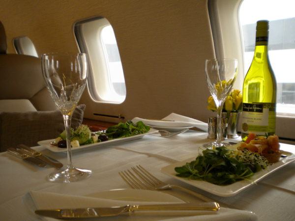 Training on Catering orders - Private Jet Coach